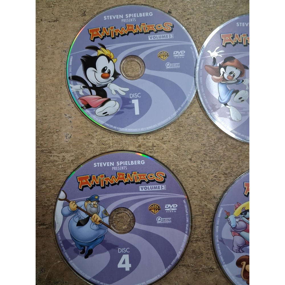 Media | Animaniacs Movie Dvd Lot Vol 3 Set Of 5 Movies | Poshmark